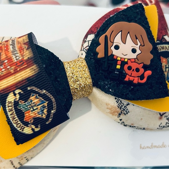 Accessories | Beautiful Bow Harry Potter Theme For Girl Hand Made Black ...